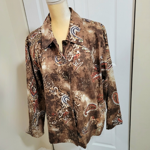 Lifestyle Woman | Jackets & Coats | Vintage Shacket With Animal Print ...